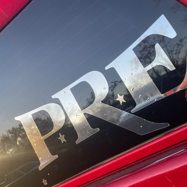 Paper Route Empire Vinyl Car Decal- P.R.E - Etsy