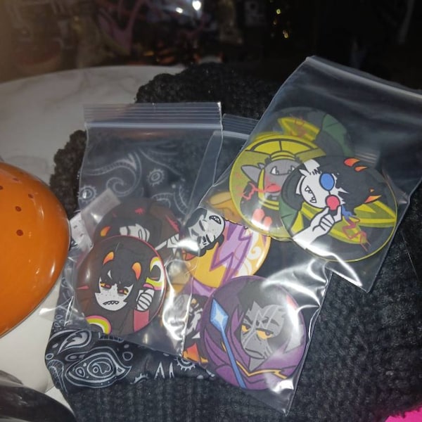Homestuck Cherub Pins - Etsy