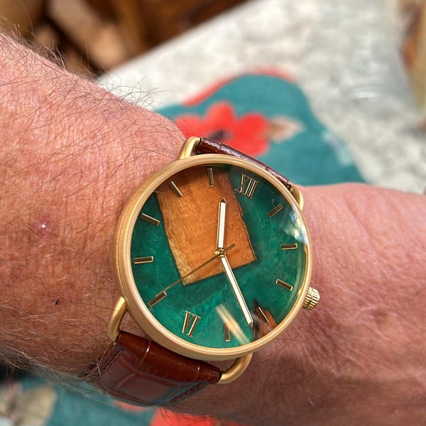 Enchanted Forest Wooden Timepiece - Personalized Christmas Gift ...