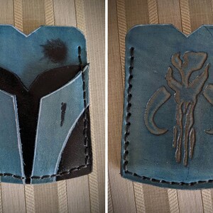 Patrón cuero The Owl Wallet, plantilla pdf de billetera, patrón pdf de ...