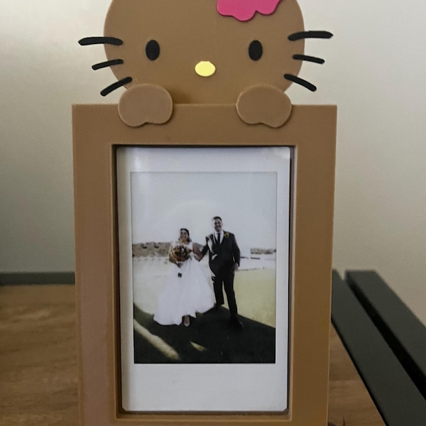 Cute Kawaii Character Hawaiian Kitty Polaroid Frame | Magnetic Instax ...