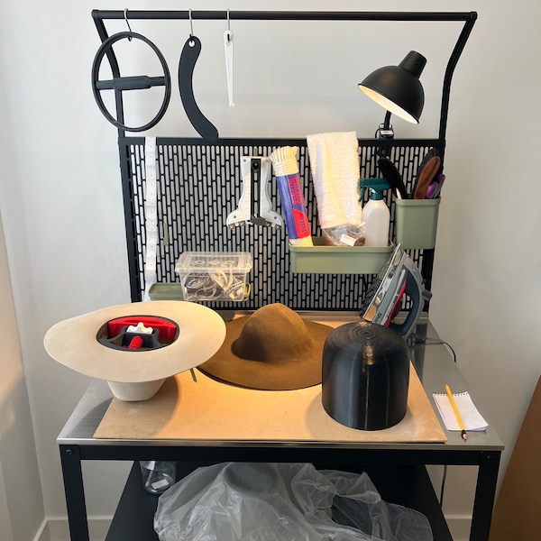 Millinery Starter Set: Brim Cutter, Hat Block & Shaping Tools | Heat ...