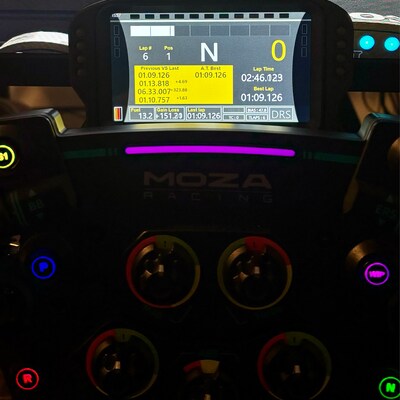 Sim Racing Dashboard Touchscreen Display Leds RPM Simhub, PSR GT 5.0 ...