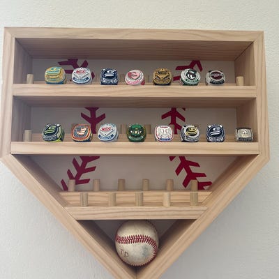 Baseball Home Plate Ring Display - Etsy