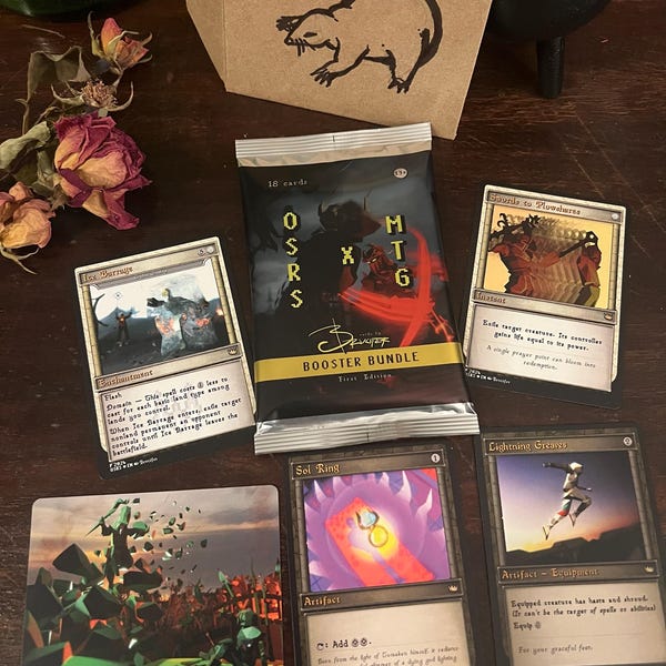 18-card OSRS "booster Pack" Bundle - OSRS Magic Cards by Brvcifer - Etsy