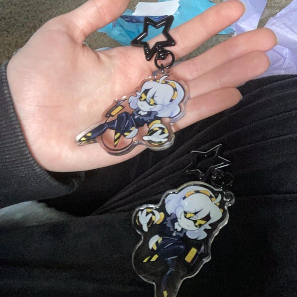 Smol Ninja Go Acrylic Keychains - Etsy