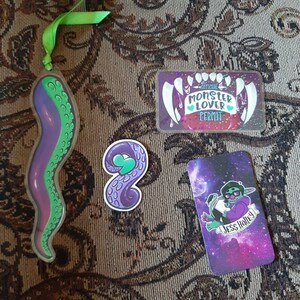 Monster Lover/ Fker Permit Laminated Holographic - Etsy