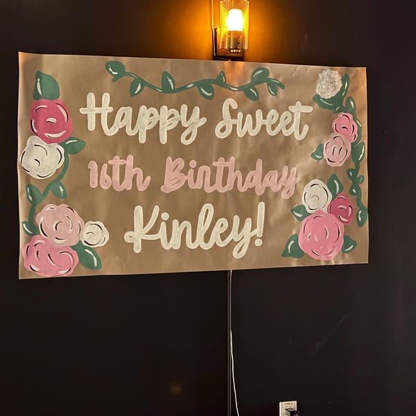 Graduation Banner, Kraft Paper Banner, Butcher Sign, Birthday Banner ...
