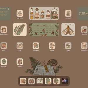 Spring App Icons Ios14 Aesthetic App Icons Handdrawn App - Etsy