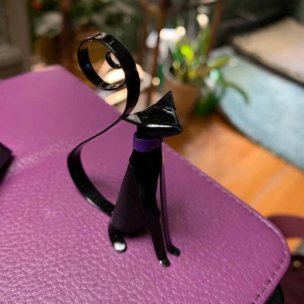 Weimaraner Dog Sculpture, Handmade Copper Collectible Miniature ...