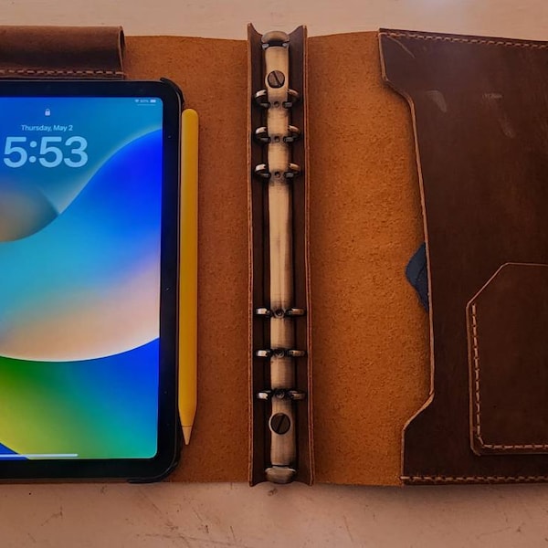 IPad Mini Standing Folio Cover With A5 Writing Pad,ipad Mini Leather ...