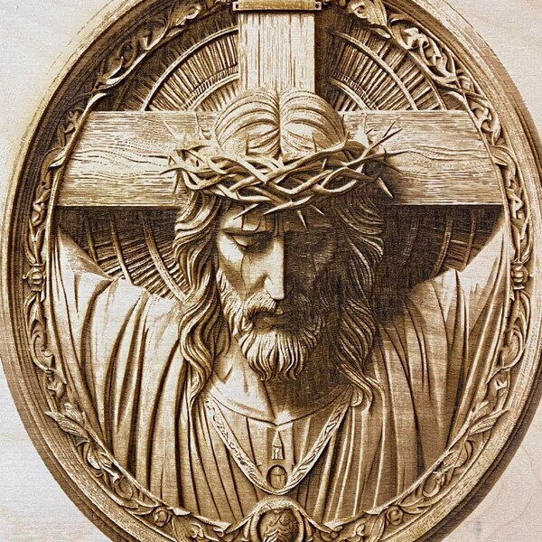 Jesus Engrave Ready Photo - Etsy