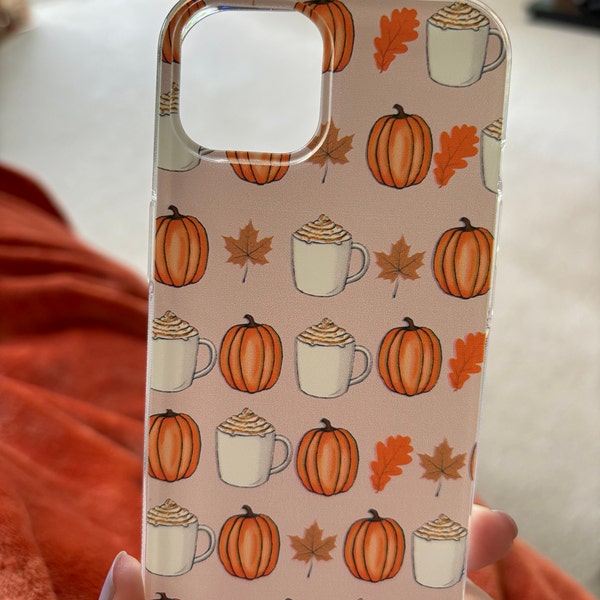 Autumn Phone Case Fall Leaves Cover for iPhone 17 Pro Max, 16e, 15, 14 ...