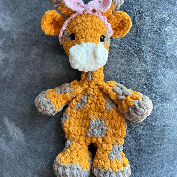 Gentry the Baby Giraffe Crochet Pattern No Sew Low Sew Crochet ...
