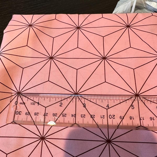 Japanese Tsuru Fabric Floral Pattern Ivory Background 50cm Japanese ...