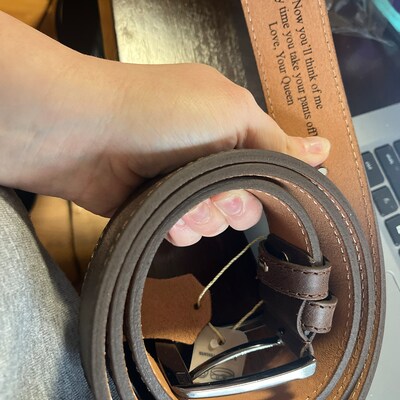 Handmade Personalized Belt Anniversary Gift Engraved Leather Belt ...