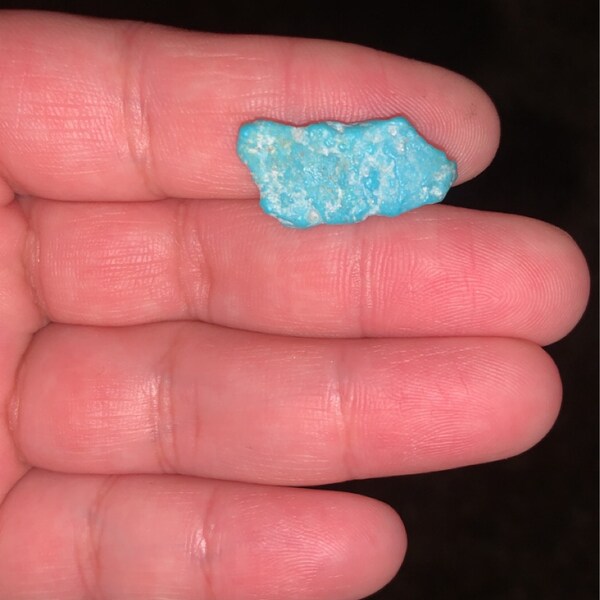 Raw Turquoise Stone (1) XXS Rough Light Turquoise Crystal Stone Raw ...