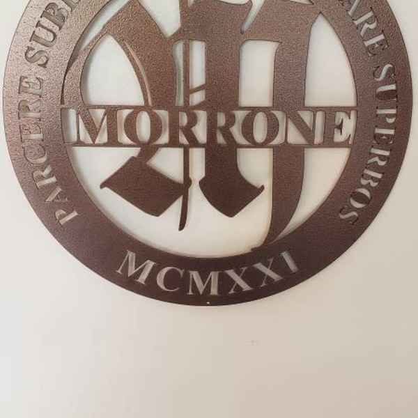Custom Logo Sign | Personalized Metal Wall Sign | Custom Steel Decor ...
