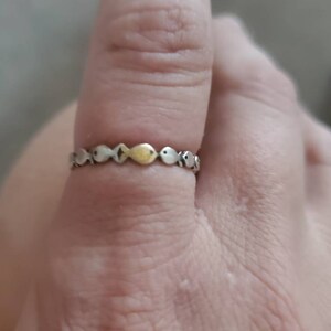 Swimming Against the Current. DAINTY Sterling Silver Ring. | Etsy