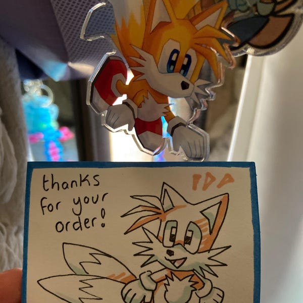 Holographic Tails Sticker - Etsy