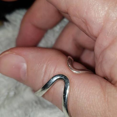 Arthritis Rings, Silver Splint Ring, Adjustable Ring for PIP or DIP ...
