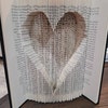 Heart Book Folding Pattern - Valentines Gift - Mothers Day Gift ...