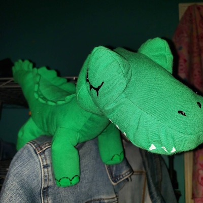 Alligator Plush Sewing Pattern .pdf Tutorial Gator Lizard - Etsy