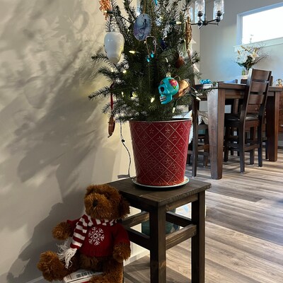 16 Inch Tall Wood Stool - Etsy