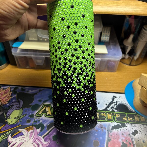 Ombre Sublimation Rhinestone Pattern | 20 Oz. Skinny | 49 Stones Wide ...