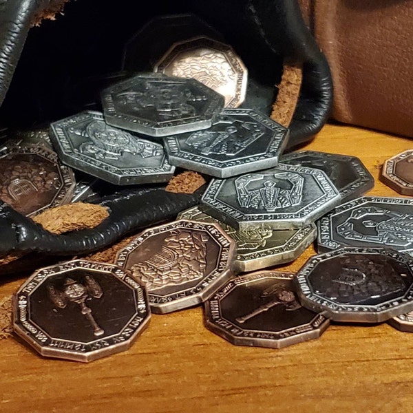 Fantasy Coins - Dwarven Silver - Etsy