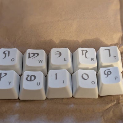 FFXIV Keycap Set, Eorzean Alphabet - Etsy