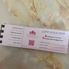 Business Gift Voucher Perforated Booklet Promotional Tool Logo ...