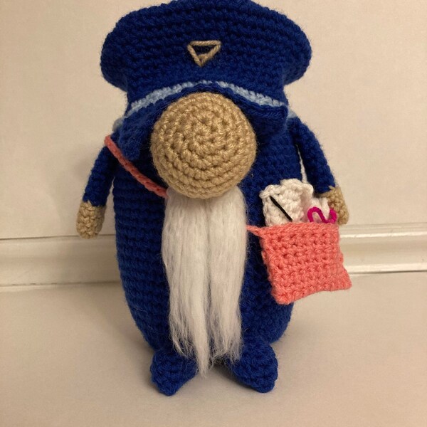 Crochet Mailman Gnome Pattern, Mail Gnome Amigurumi Pattern, Christmas ...
