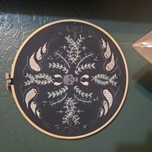 Elven Cottagecore Dagger Hand Embroidery , Fae King Queen Dagger , Hand ...