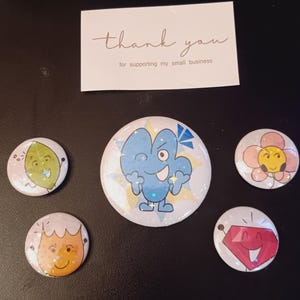 Matching Pins Bfdi Tpot Bfb MATURE AUDIENCE Holographic Pins 2.25 Each ...