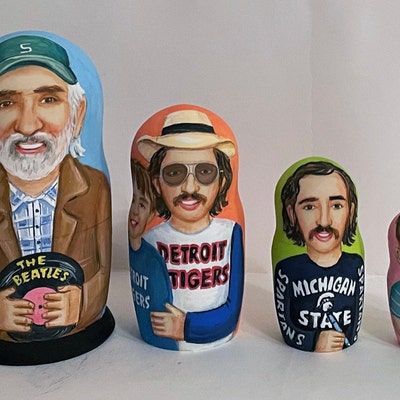 Custom Nesting Doll 4-pieces, Portrait Nesting Doll,personalized ...