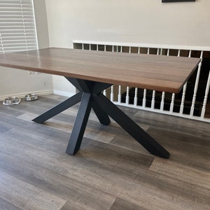 H 28 Inch, Dining Table Legs, Made in 3x3 Tubing, Spider-shaped, 1 Set ...