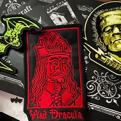 Vlad Dracula Vlad Tepes Embroidered Patch - Etsy