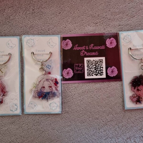 Hololive Vtuber Keychain 6th Gen Holox Chibi Kiyori Iroha La+darkness ...