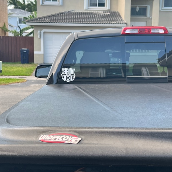 FC BARCELONA Logo Die-cut Vinyl Decal Sticker - 5 Inches for Helmet ...