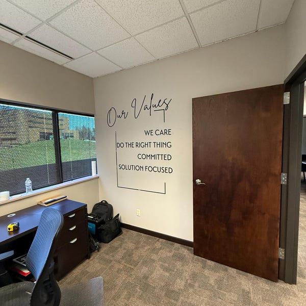 One Team Meeting Expectations Wall Decal - Teamwork Wall Art - Team ...