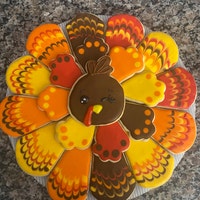Turkey Face Cookie Cutter. Turkey Head Cookie Cutter. Thanksgiving ...
