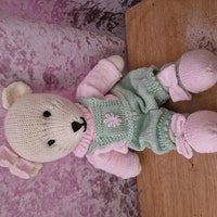 CANDY Bear 15/ Toy Teddy Bear Knitting Pattern/ Plus - Etsy Canada