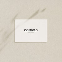 CANVA Business Card Design Template | Minimal Business Card | Modern ...