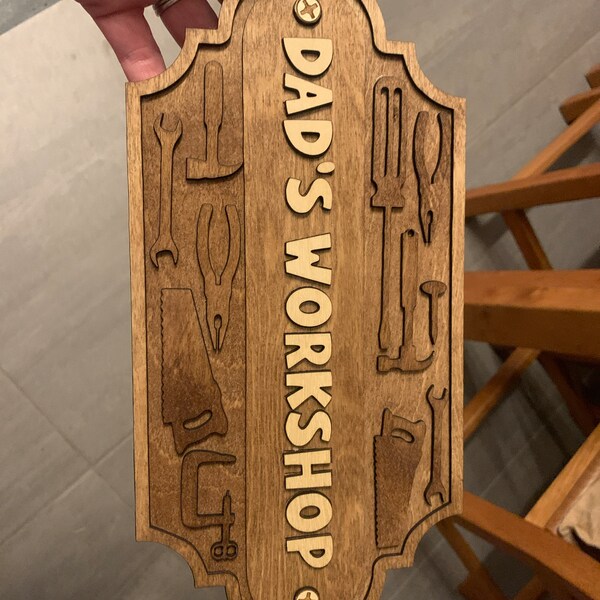 Personalised Name Comic Hanging Wall Door Sign Engraved Man Cave Kids ...