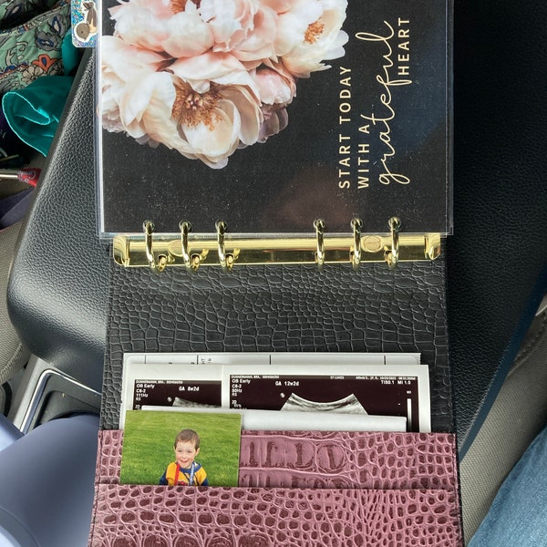 Luxury Planner Binder, Handmade Planner Cover, A6/A5 Planner, Vegan ...