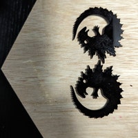Godzilla Logo Svg Eps Dxf Cnc Plasmas Laser Cricut Silhouette Cuttable ...