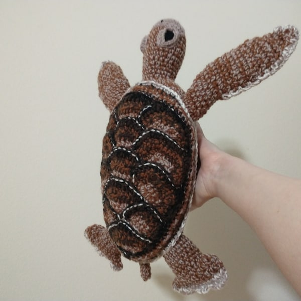 Green Sea Turtle Crochet Pattern, Amigurumi Turtle - Etsy