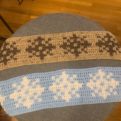 Snowflake Graph Crochet PATTERN PDF January Fair Isle Style Calendar ...