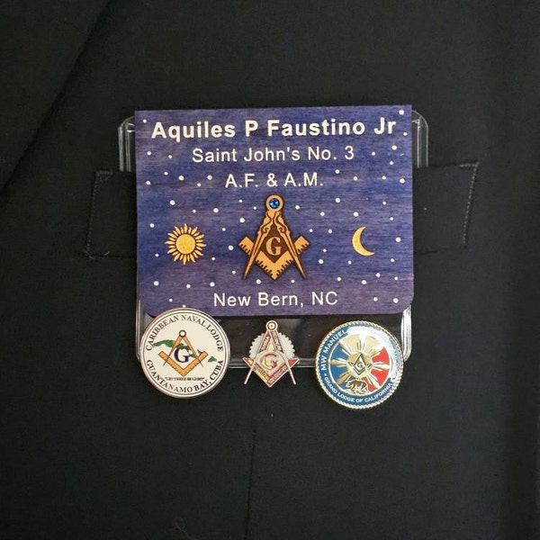 Masonic Past Master Plaque - Custom Wood Engraved - Etsy